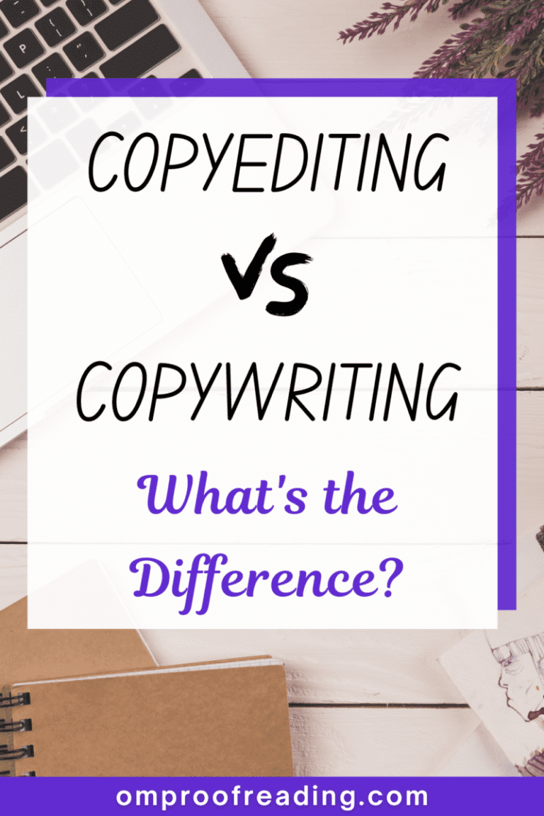 Copyediting vs. Copywriting: What’s the Difference? – Om Proofreading