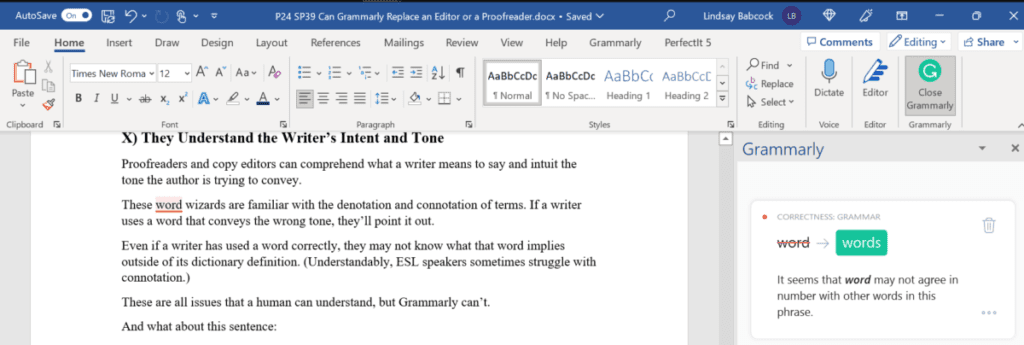 Why Grammarly Can’t Replace a Proofreader or Copy Editor - Om Proofreading