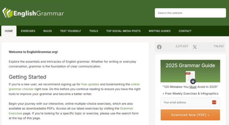 13 Best Sites to Practice English Grammar Online (for Free) - Om ...